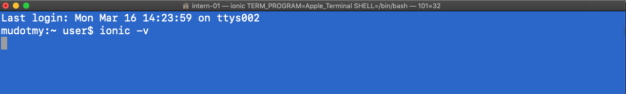 Ionic 5 Installation in Windows & Mac - MU DOT MY PLT - ICT Training ...